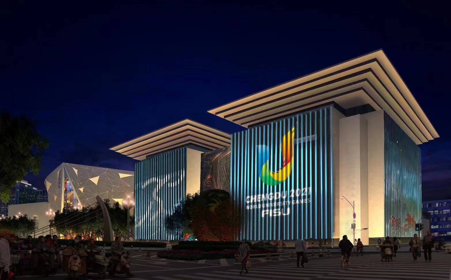 以最美夜景迎大运 成都将点亮“一心两轴三带多点” -6park.com